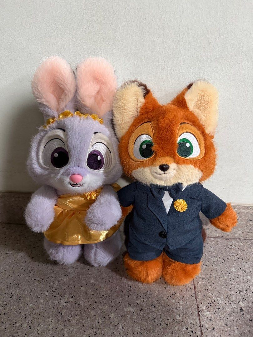 Zootopia Nick and Judy plushie miniso, Hobbies & Toys, Toys & Games on ...
