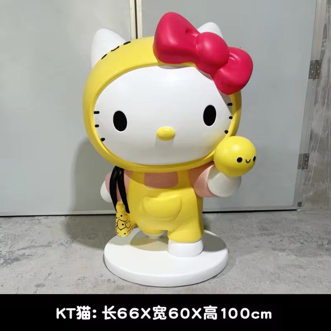 100cm Hello Kitty Cartoon Sculpture Statue Figure, Hobbies & Toys, Toys ...