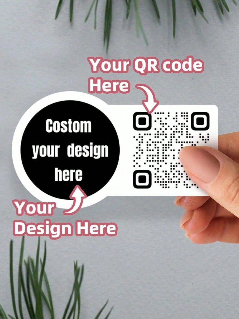 1~160Pcs Personalized Labels - Custom Stickers With Any Design Image ...