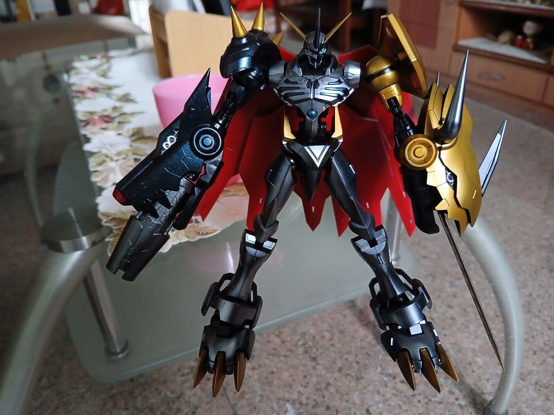 $120 custom paint omegamon figure rise amplified digimon gundam gunpla ...