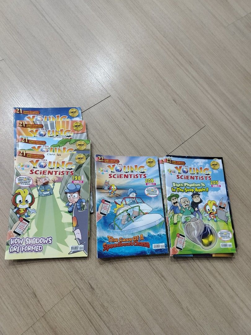 14 copies Young Scientists Magazine - Bundle of 8, Hobbies & Toys ...