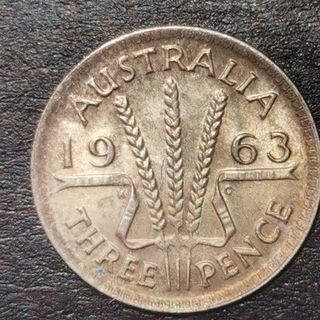 1957 Australian Three Pence Coin, Hobbies & Toys, Memorabilia ...
