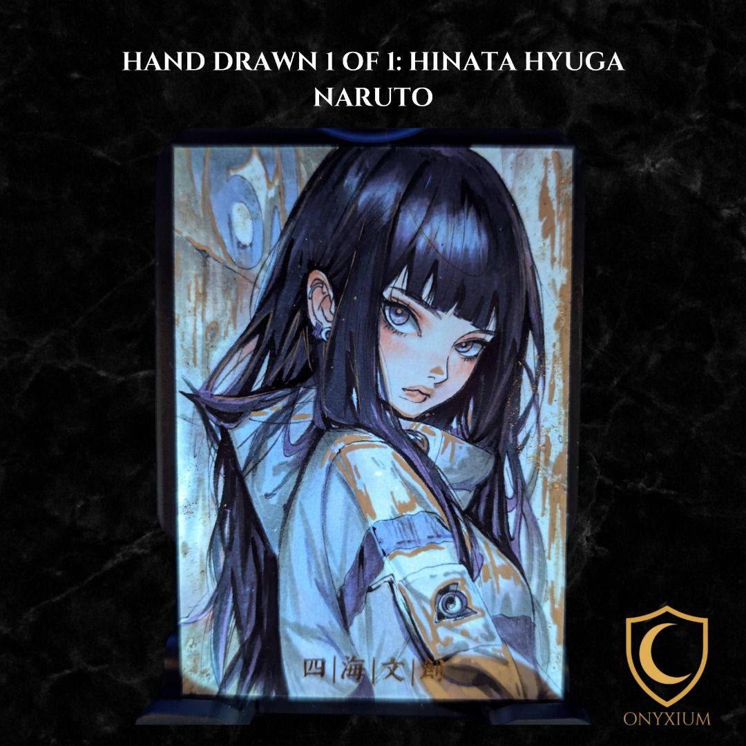 1 of 1 Hand Drawn Card/手绘卡 - Hinata Hyuga Naruto (UV), Hobbies & Toys ...