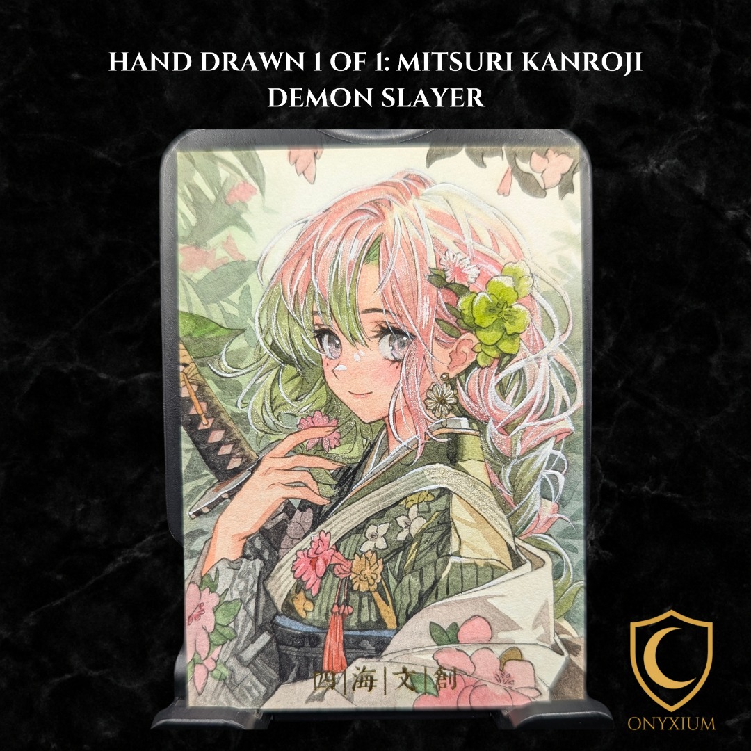 1 of 1 Hand Drawn Card/手绘卡 - Mitsuri Kanroji Demon Slayer (UV), Hobbies ...