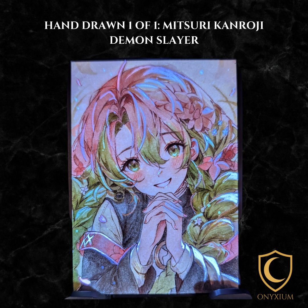 1 of 1 Hand Drawn Card/手绘卡 - Mitsuri Kanroji Demon Slayer (UV), Hobbies ...