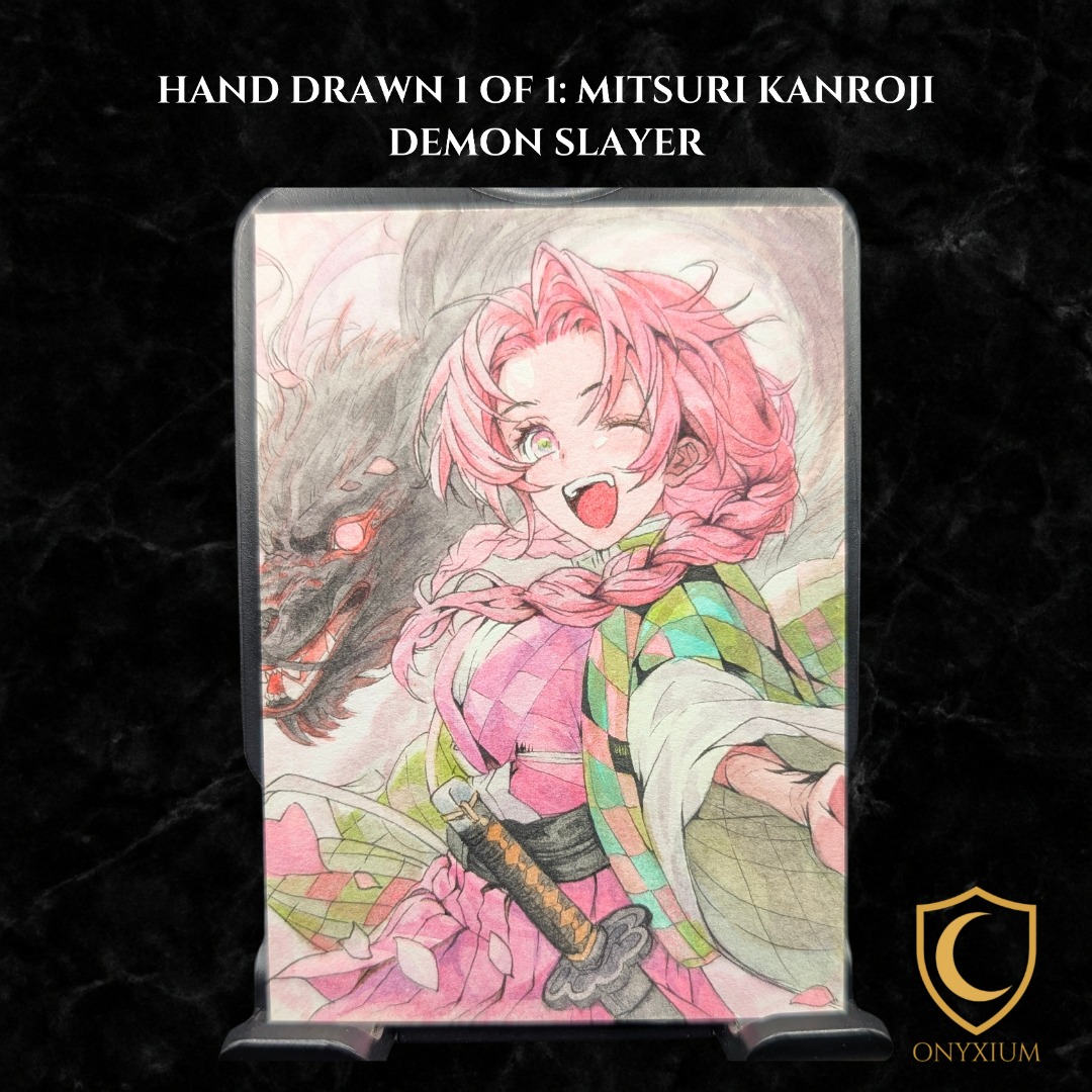 1 of 1 Hand Drawn Card/手绘卡 - Mitsuri Kanroji Demon Slayer (UV), Hobbies ...