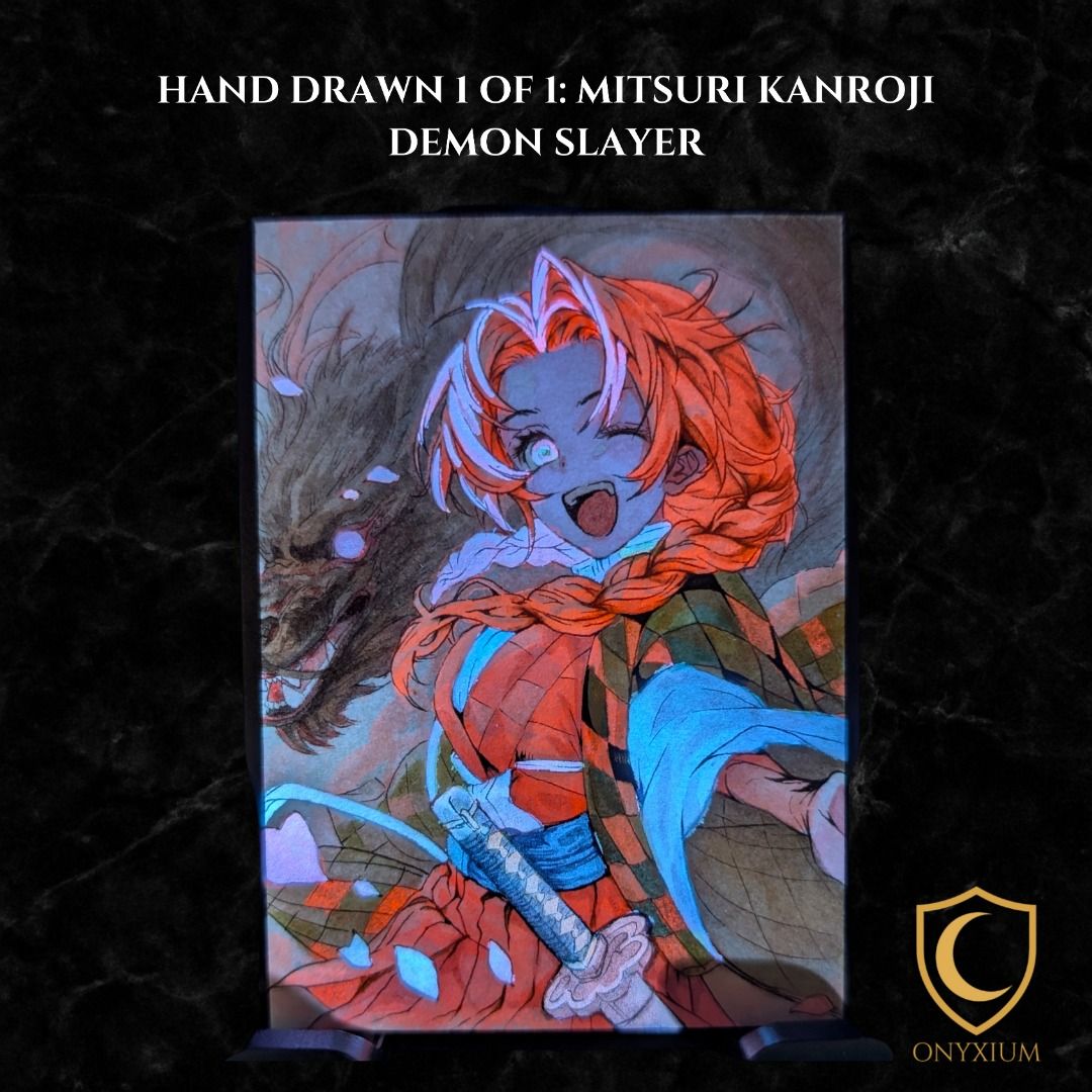 1 of 1 Hand Drawn Card/手绘卡 - Mitsuri Kanroji Demon Slayer (UV), Hobbies ...
