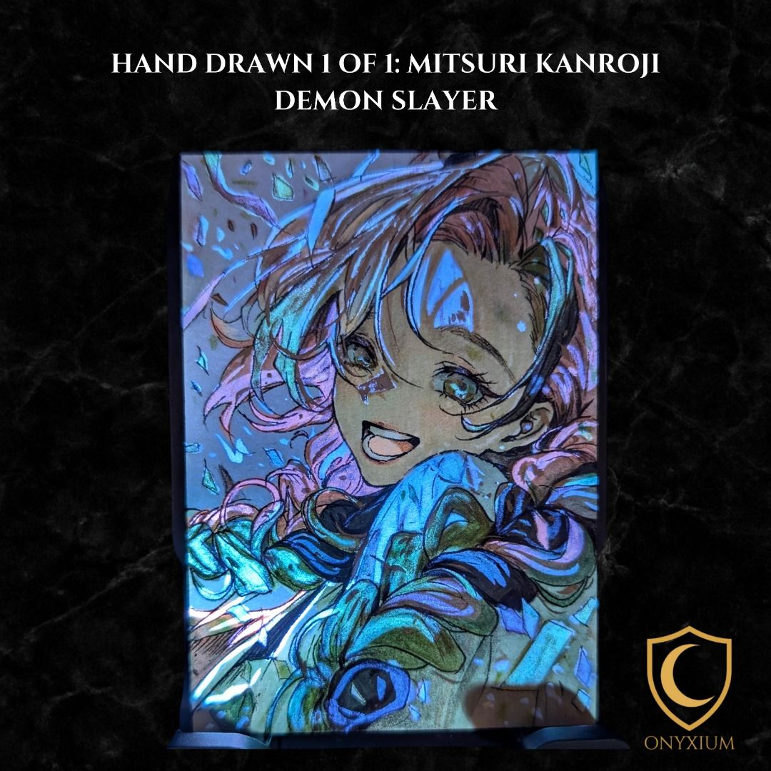 1 of 1 Hand Drawn Card/手绘卡 - Mitsuri Kanroji Demon Slayer (UV), Hobbies ...