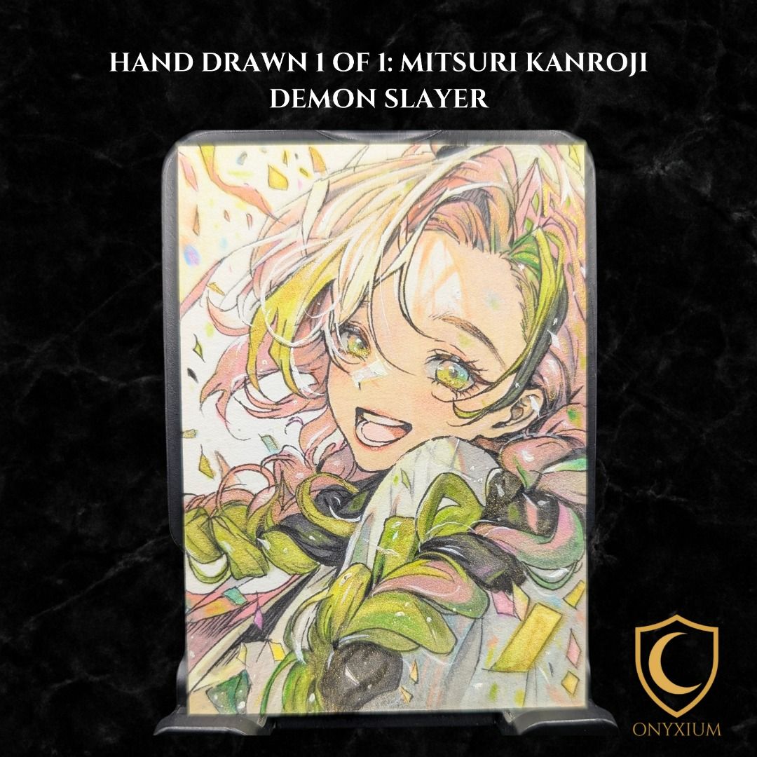 1 of 1 Hand Drawn Card/手绘卡 - Mitsuri Kanroji Demon Slayer (UV), Hobbies ...