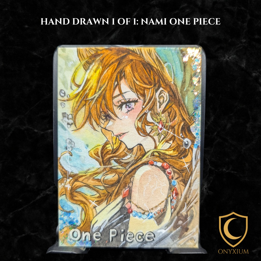 1 of 1 Hand Drawn Card/手绘卡 - Nami One Piece (UV), Hobbies & Toys, Toys ...