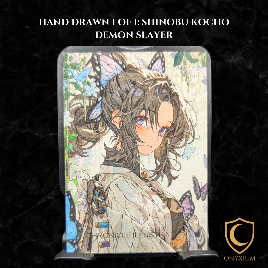 1 of 1 Hand Drawn Card/手绘卡 - Shinobu Kocho Demon Slayer (UV), Hobbies ...