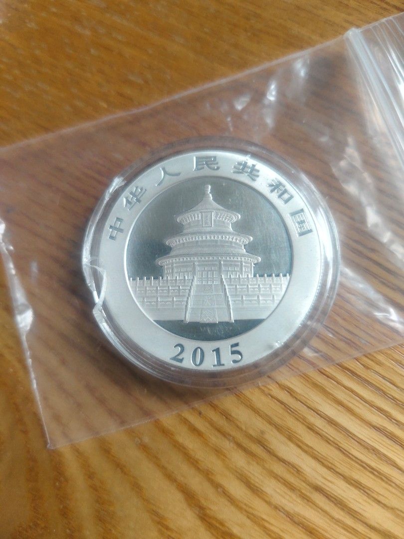 2015 Chinese Silver Panda Coin, Hobbies & Toys, Memorabilia ...