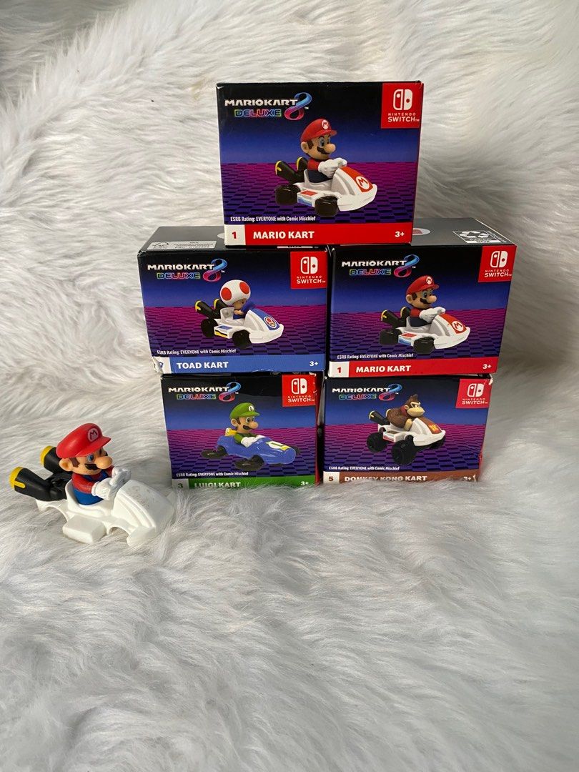 2024 McDonald's Mario Kart 8 Deluxe Happy Meal toy, Hobbies & Toys ...