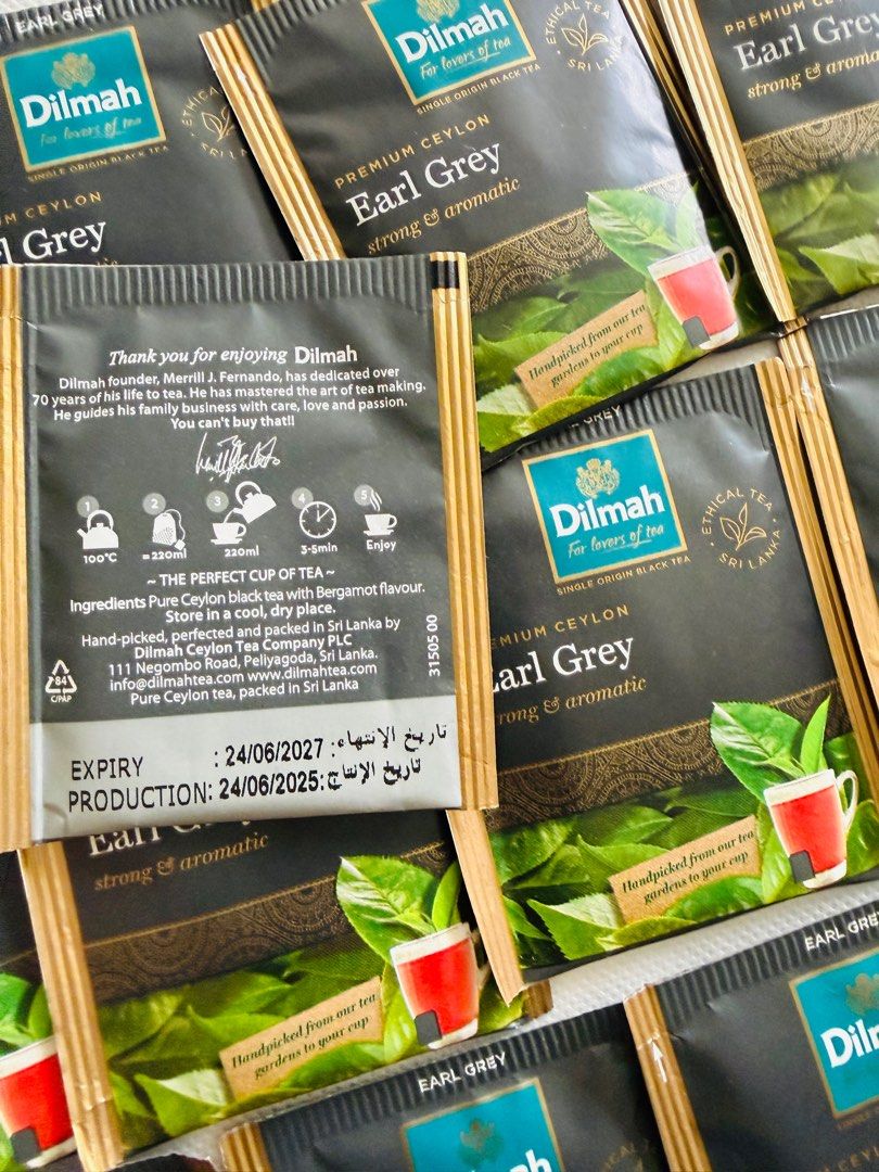 24 packet Dilmah Earl Grey Tea - Premium Ceylon, Food & Drinks ...