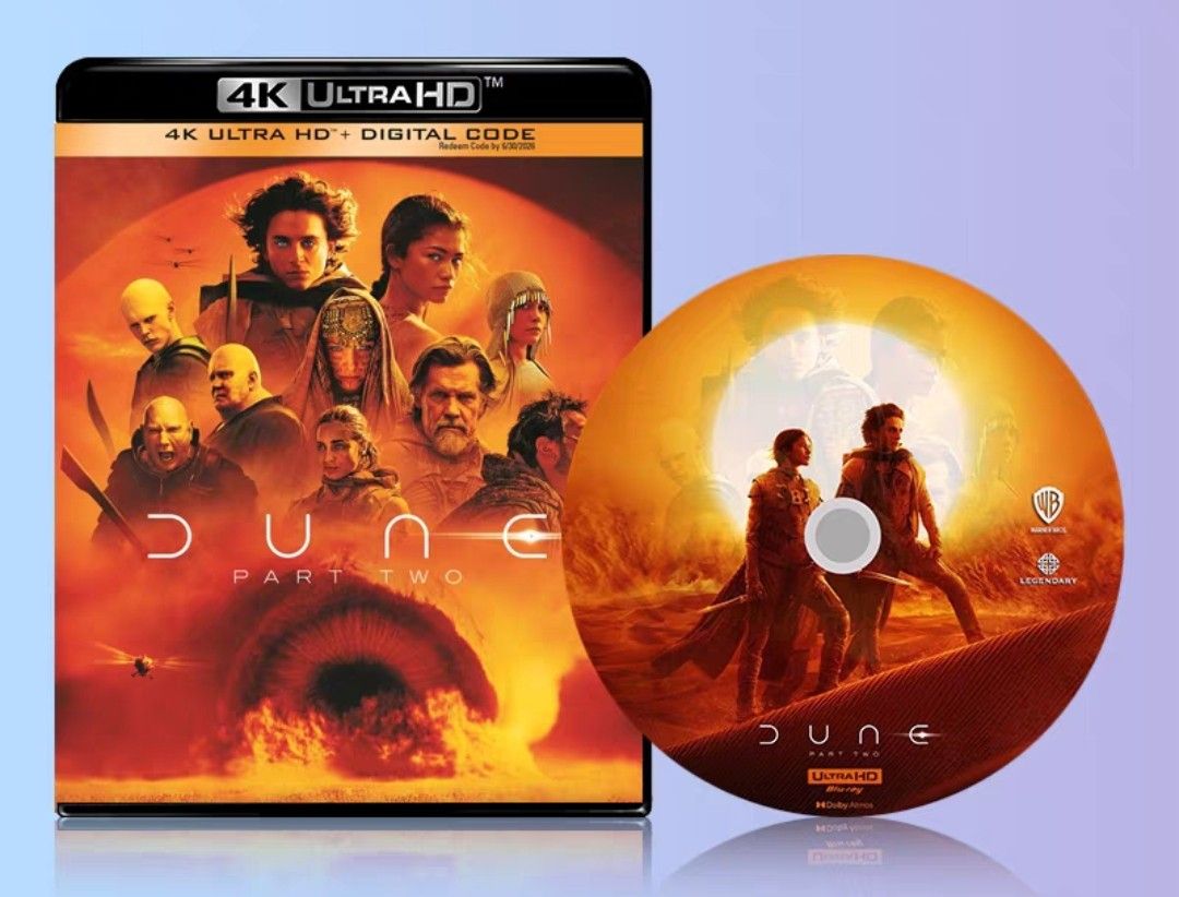 4K UHD Dune Part Two Sci-Fi Saga, Hobbies & Toys, Music & Media, CDs ...