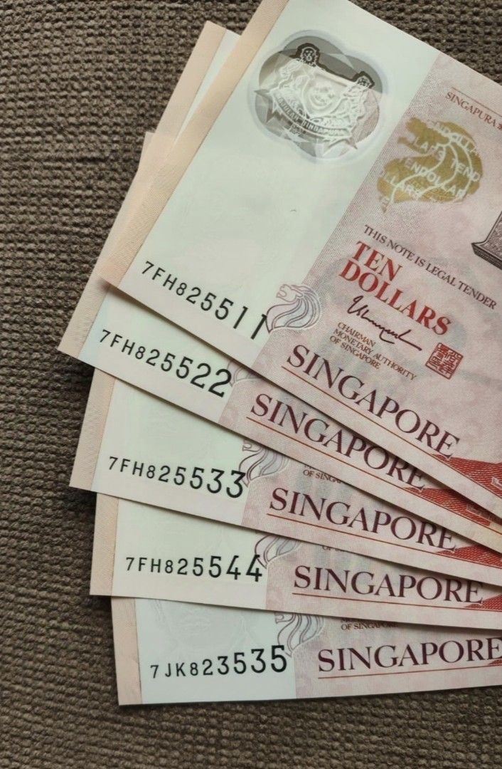 5511 Spore $10 banknotes fancy number runs, Hobbies & Toys, Memorabilia ...