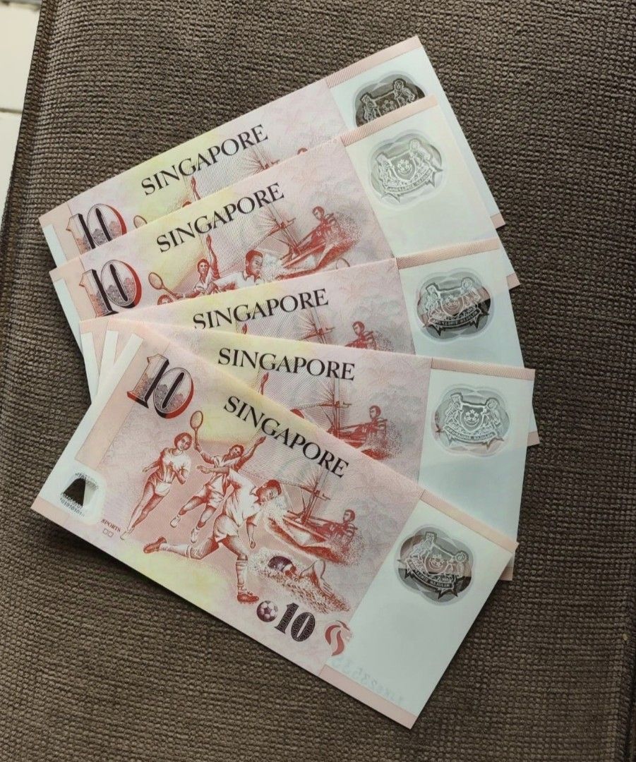 5511 Spore $10 banknotes fancy number runs, Hobbies & Toys, Memorabilia ...