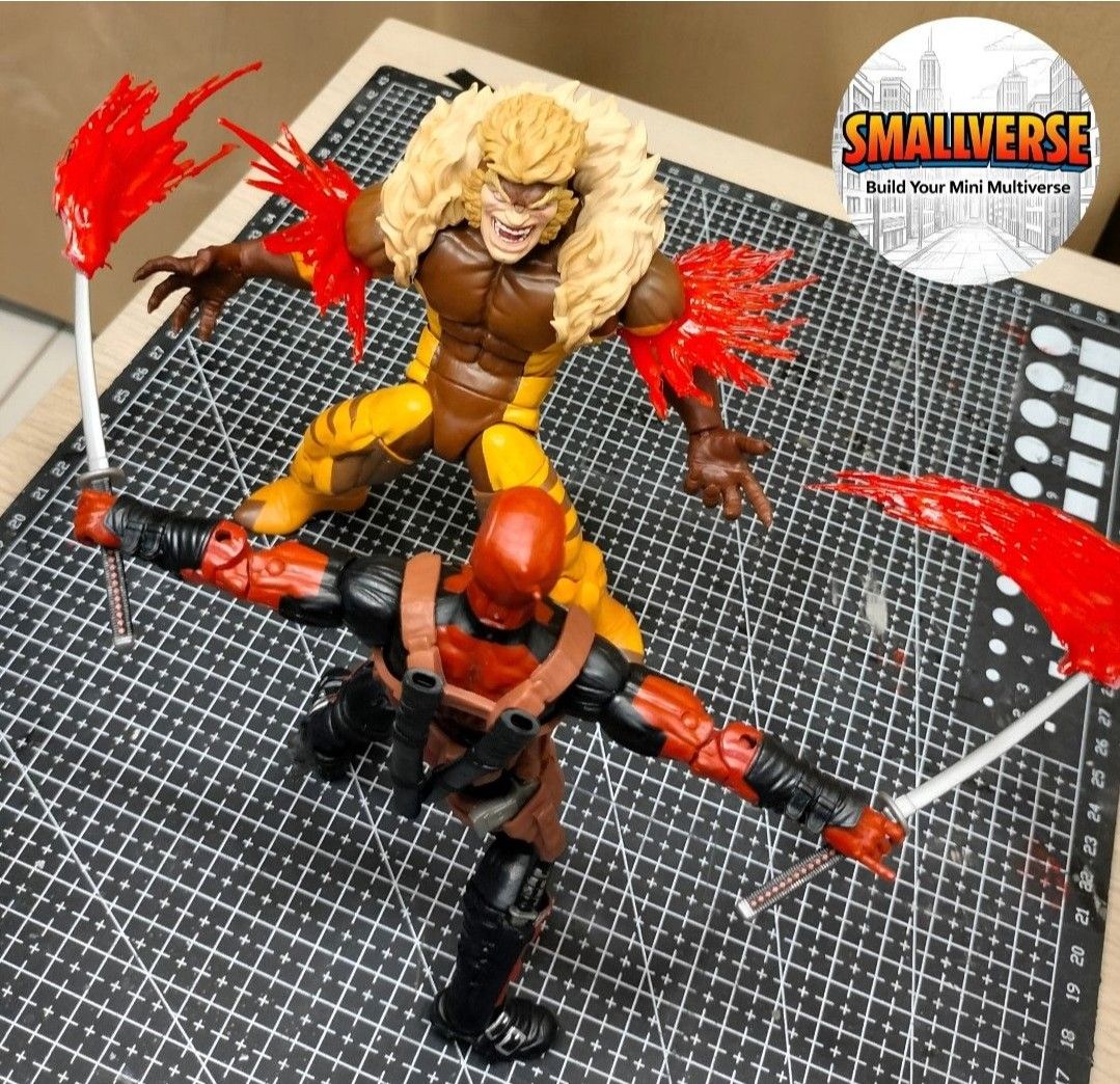6PC Handcrafted 2D Blood & Gunshot Effects for Action Figures (1/12 to ...
