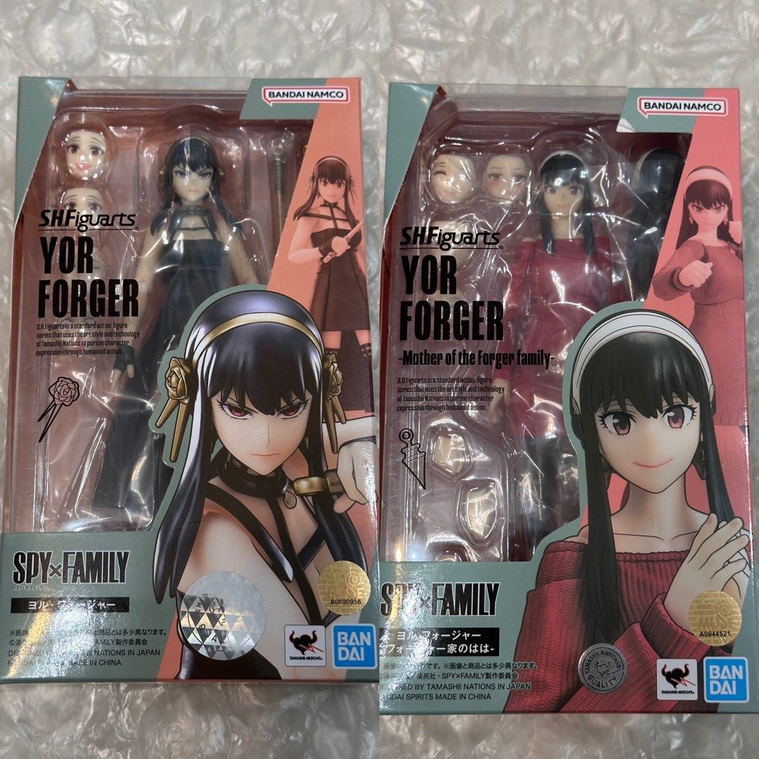 HOLD ‼️不議價, 共兩件不散賣, 二手極新齊件、長瞓盒‼️ Bandai SHFiguarts SHF SPY x FAMILY Yor ...