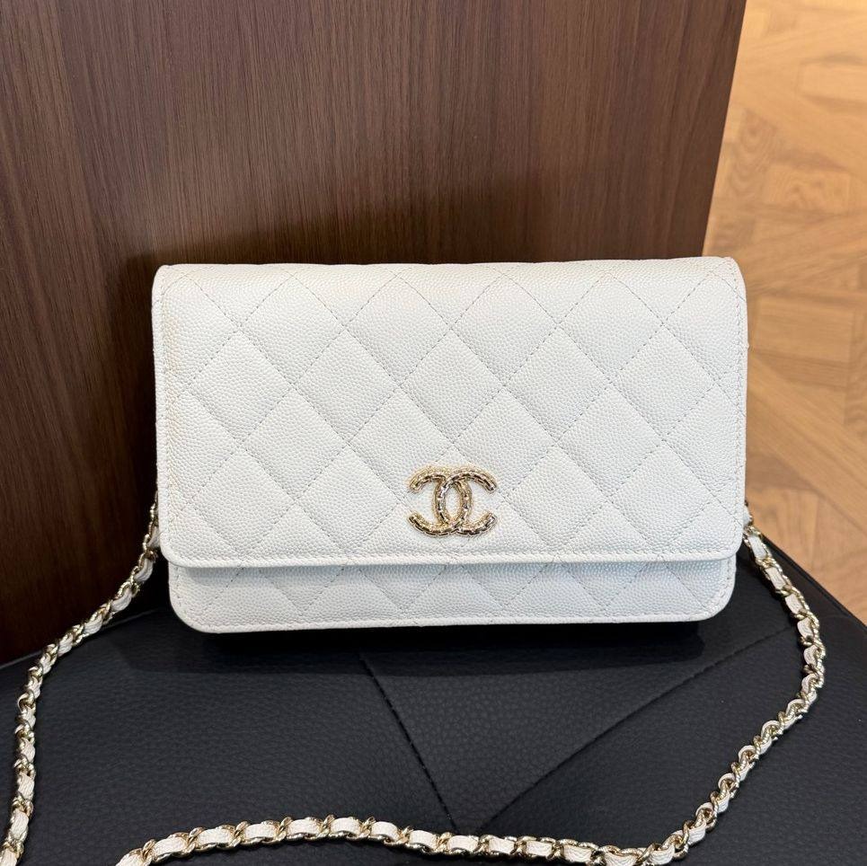 💯 Authentic Chanel 24s Caviar Woc. Microchip, Luxury, Bags & Wallets on ...
