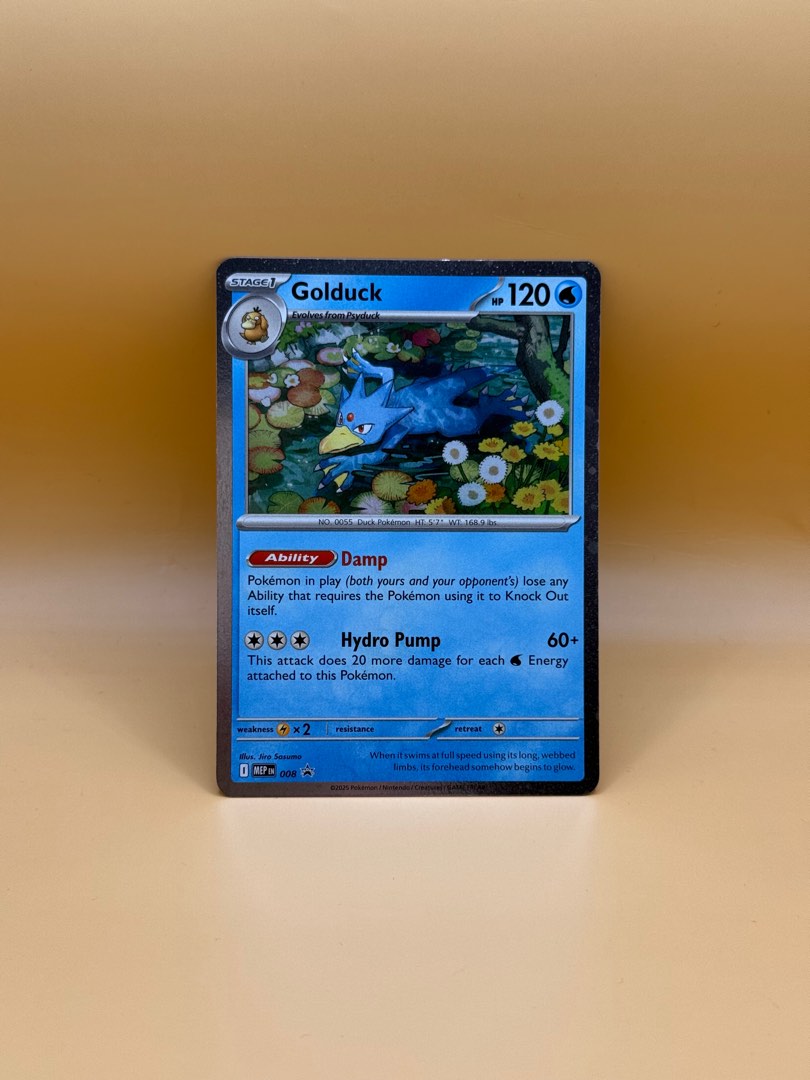 🌊 Black Star Promo | Golduck 008 | Mega Evolution Promos | English | LX ...