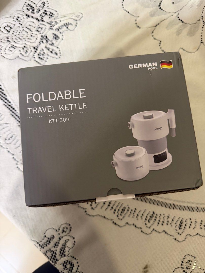 德國寶旅行電熱水壺 German Pool Foldable Travel Kettle KTT-309, 家庭電器, 廚房電器, 水壺 ...