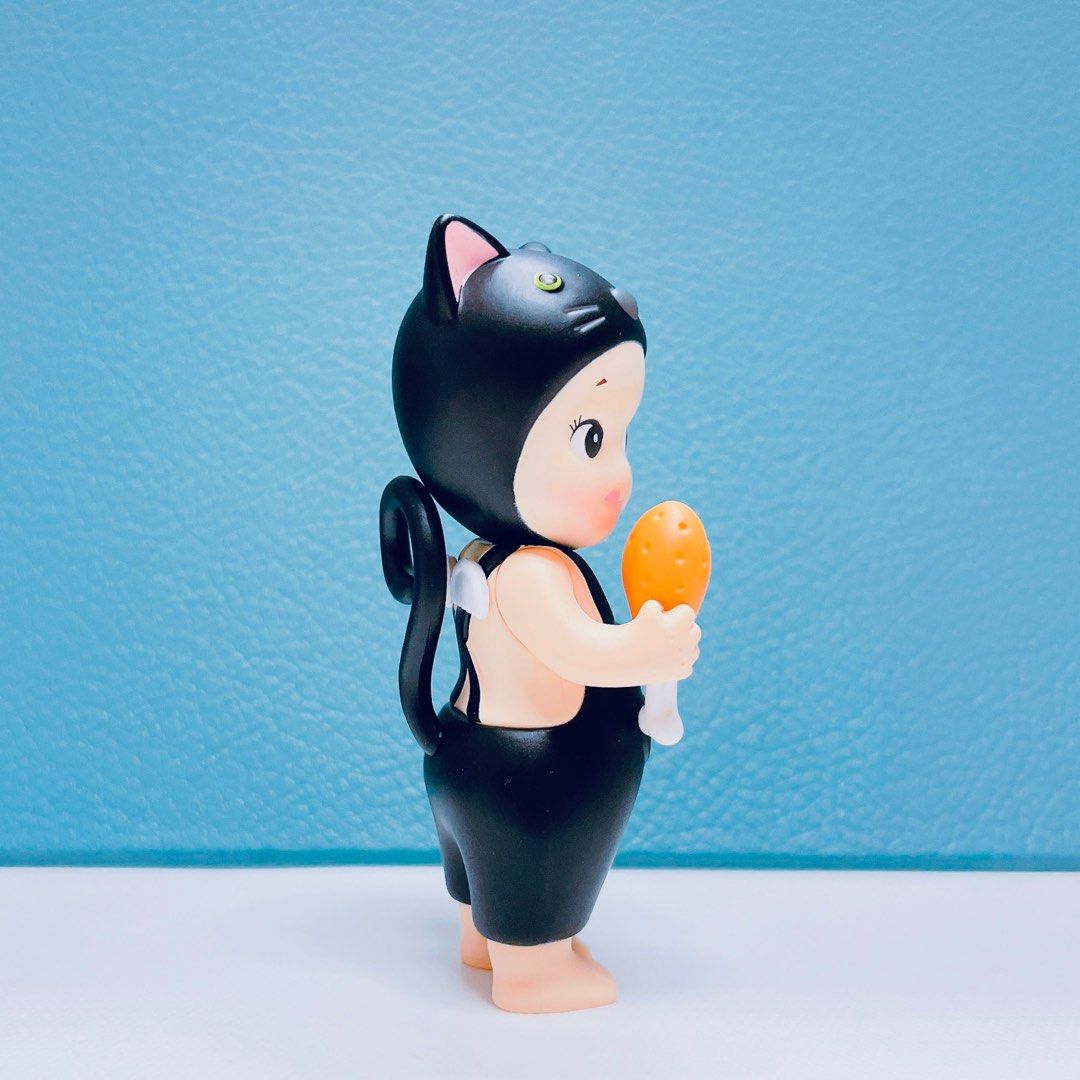 👁️‍🗨️絕版特價😻粉耳仔黑貓🐈‍⬛ 😽Sonny Angel mini figure Cat Life Series 🐾為食的黑貓 ...