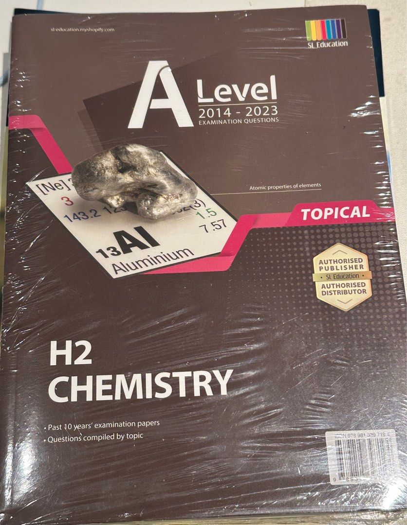 A Level H2 Chemistry Topical Questions 2014-2023, Hobbies & Toys, Books ...