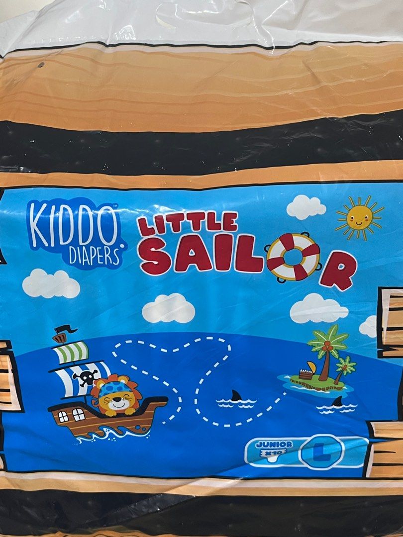 Abdl adult diaper Kiddo Little Sailor, Health & Nutrition, Assistive ...