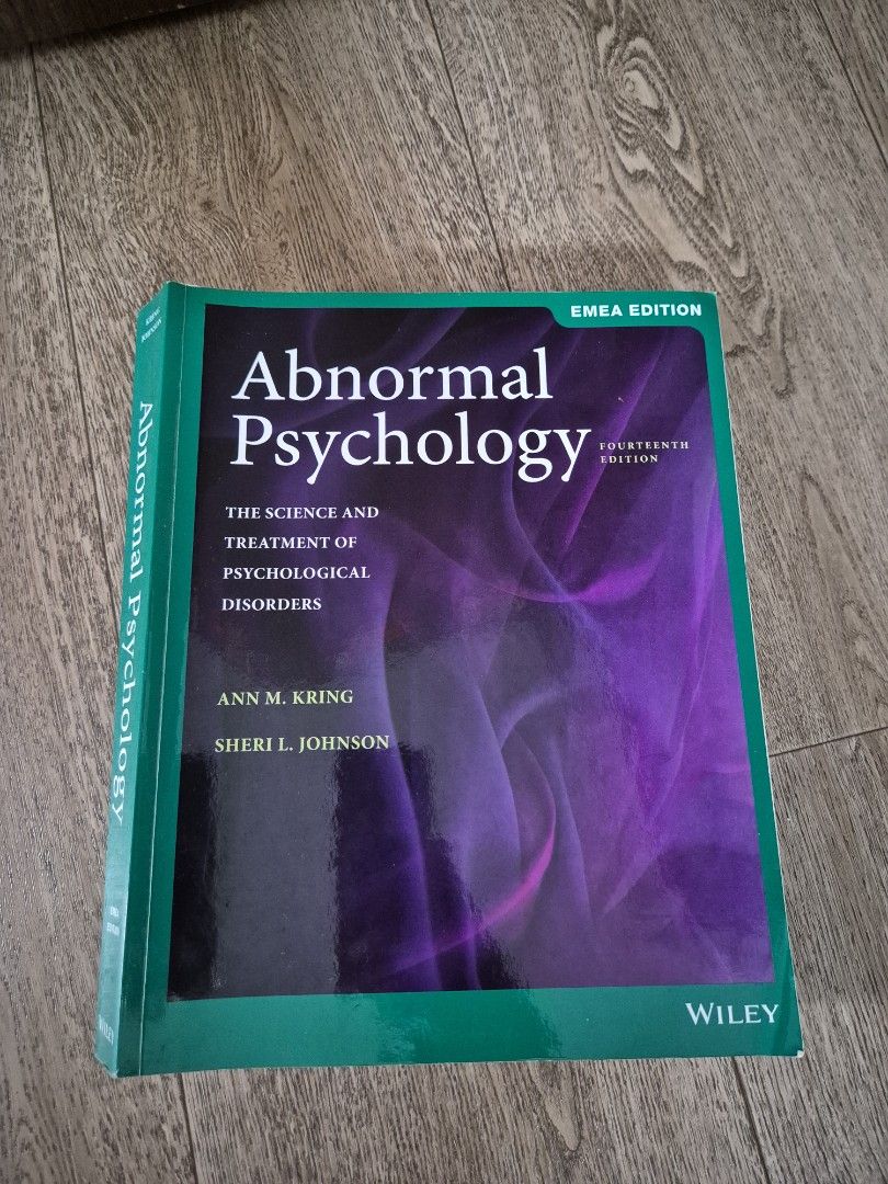 Abnormal Psychology Textbook - Wiley, Hobbies & Toys, Books & Magazines ...