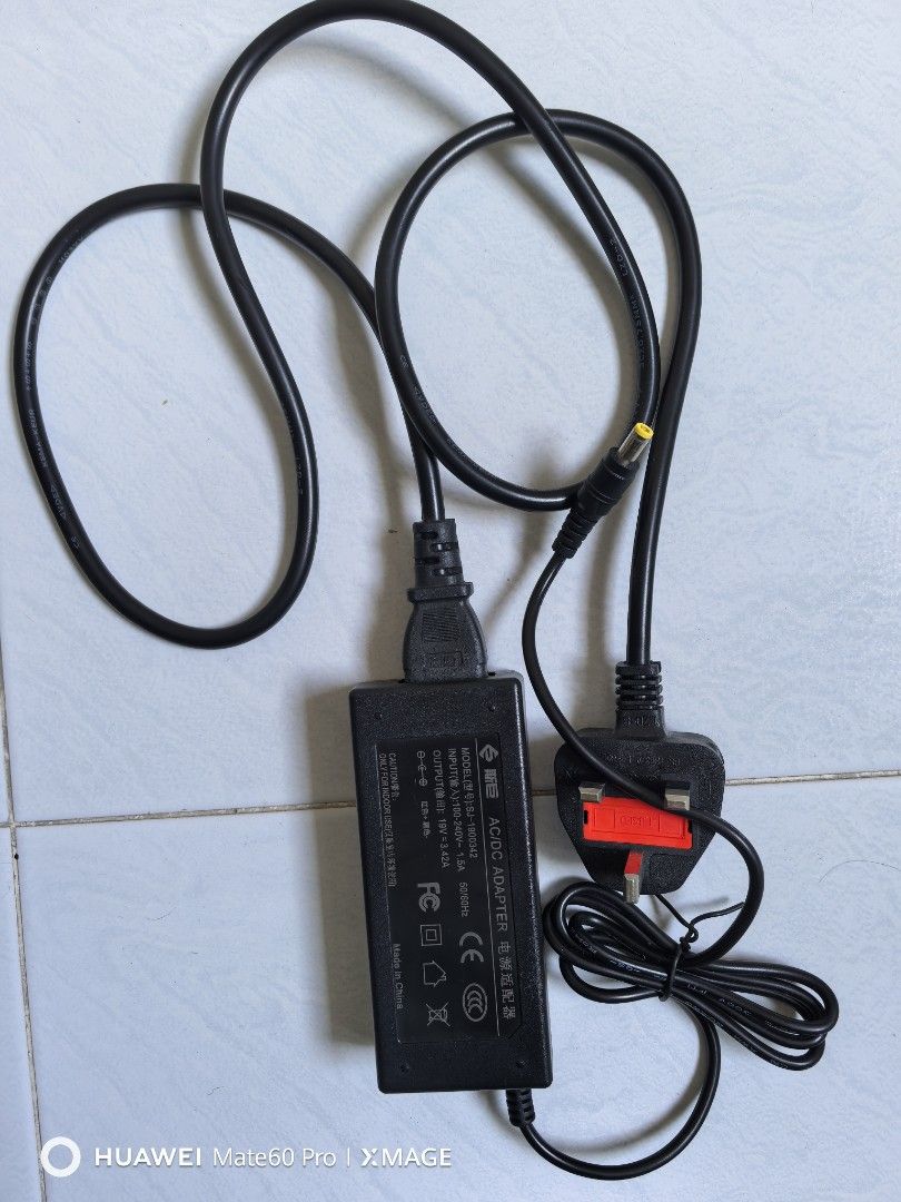 AC/DC Adapter 100-240V 1.5A, Computers & Tech, Parts & Accessories ...