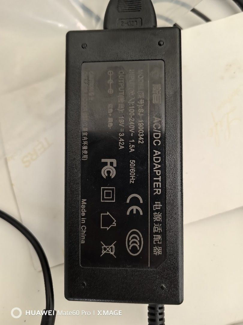 AC/DC Adapter 100-240V 1.5A, Computers & Tech, Parts & Accessories ...