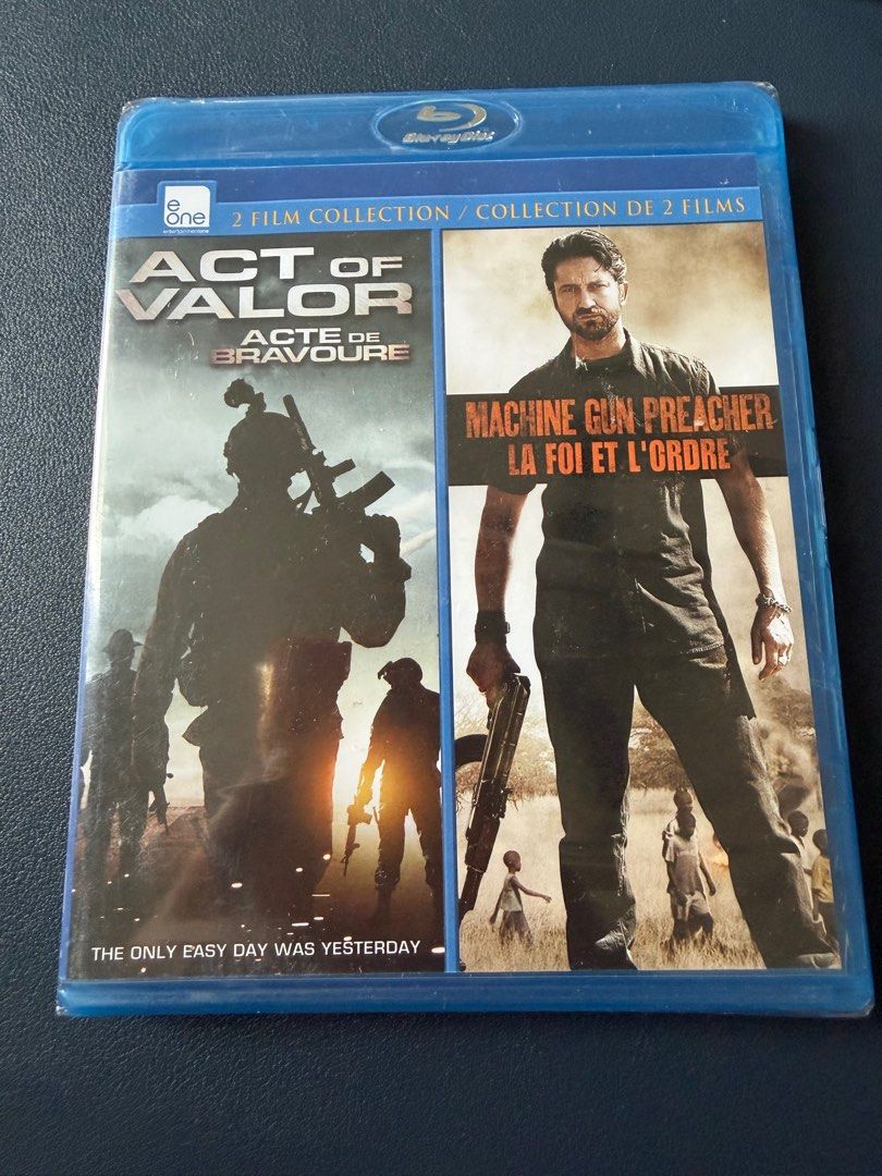 Act of Valor / Machine Gun Preacher Blu-ray 2-Film Collection, Hobbies ...