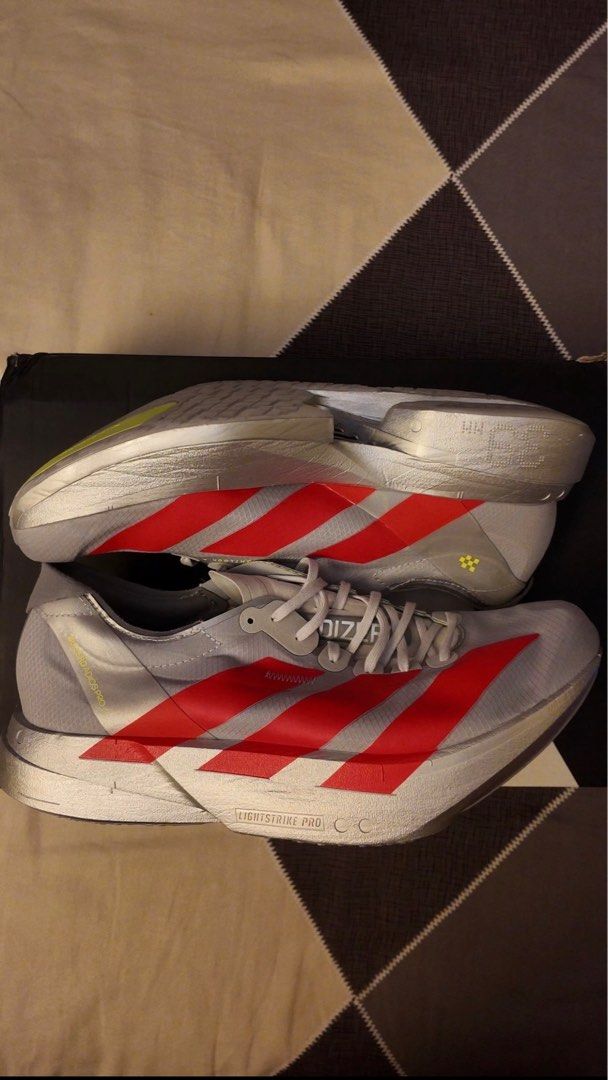 Adidas Adizero Adios Pro 4 Running Shoes US 10, Men's Fashion, Footwear ...