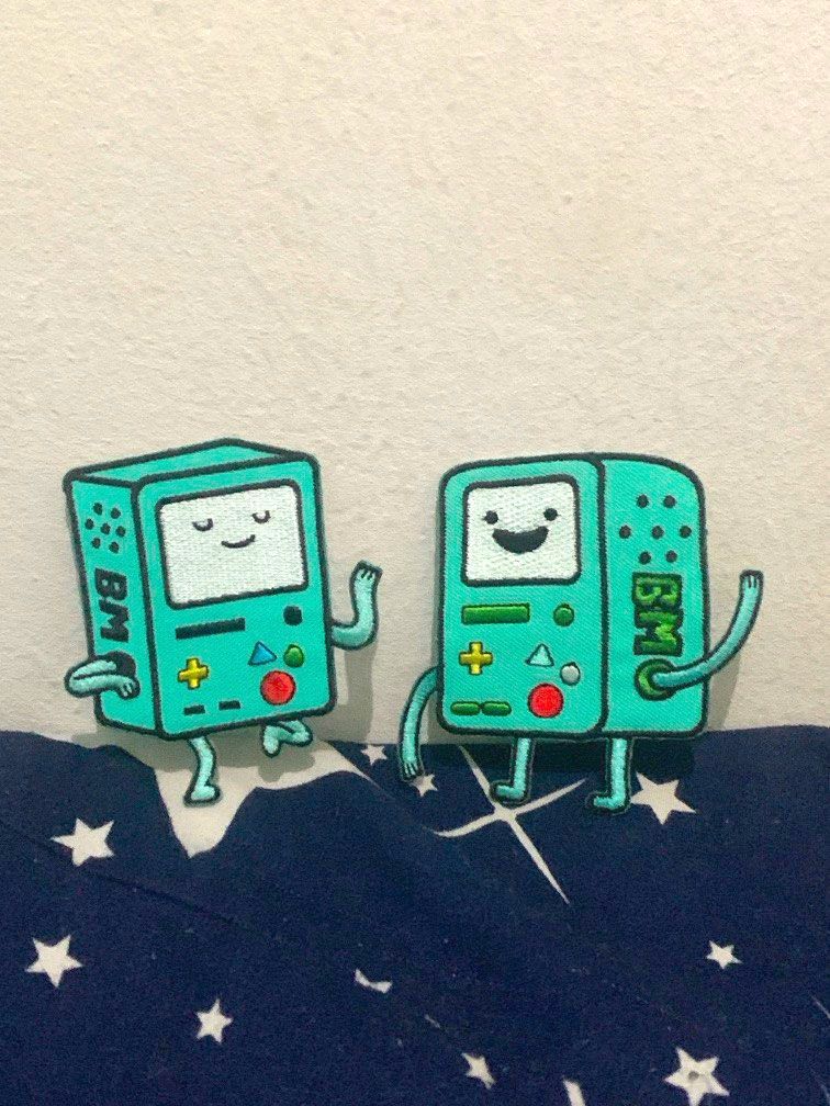 Adventure Time BMO Set Iron-On Patches (100 each), Furniture & Home ...