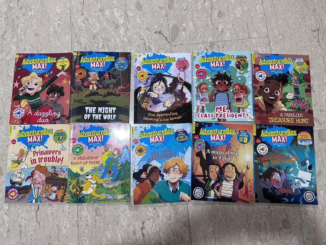 AdventureBox MAX! Children's Books - 2025, Hobbies & Toys, Books ...