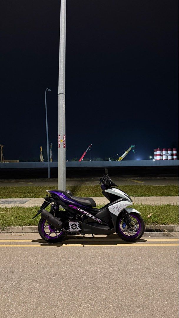 Aerox V1 Keyless, Motorcycles, Motorcycles for Sale, Class 2B on Carousell