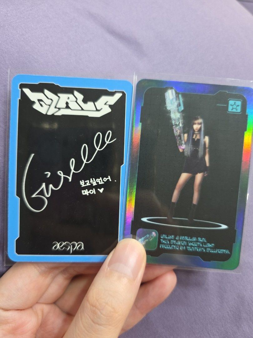 aespa photocards (giselle & winter), Hobbies & Toys, Memorabilia ...