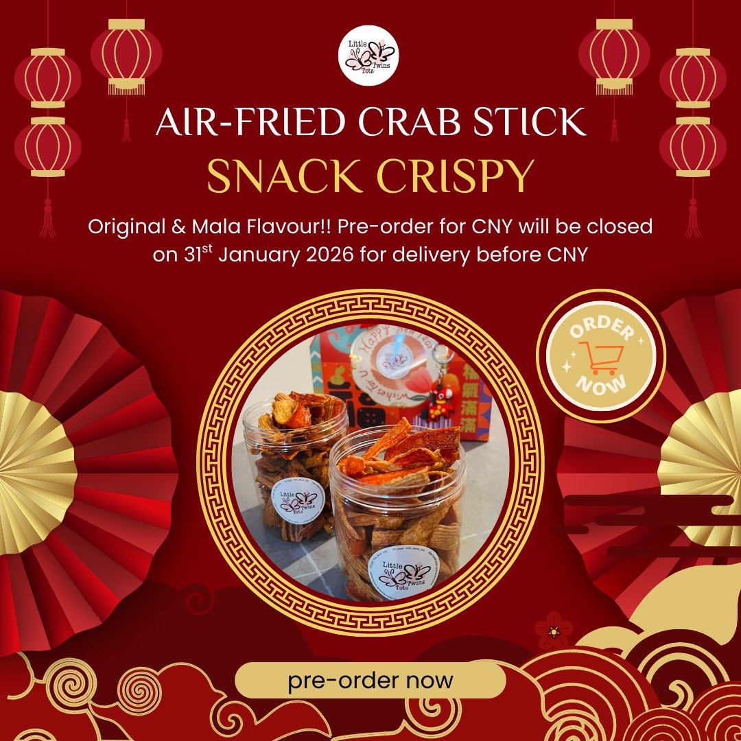 Air-Fried Crab Stick Snack - Original & Mala Flavours, Food & Drinks ...