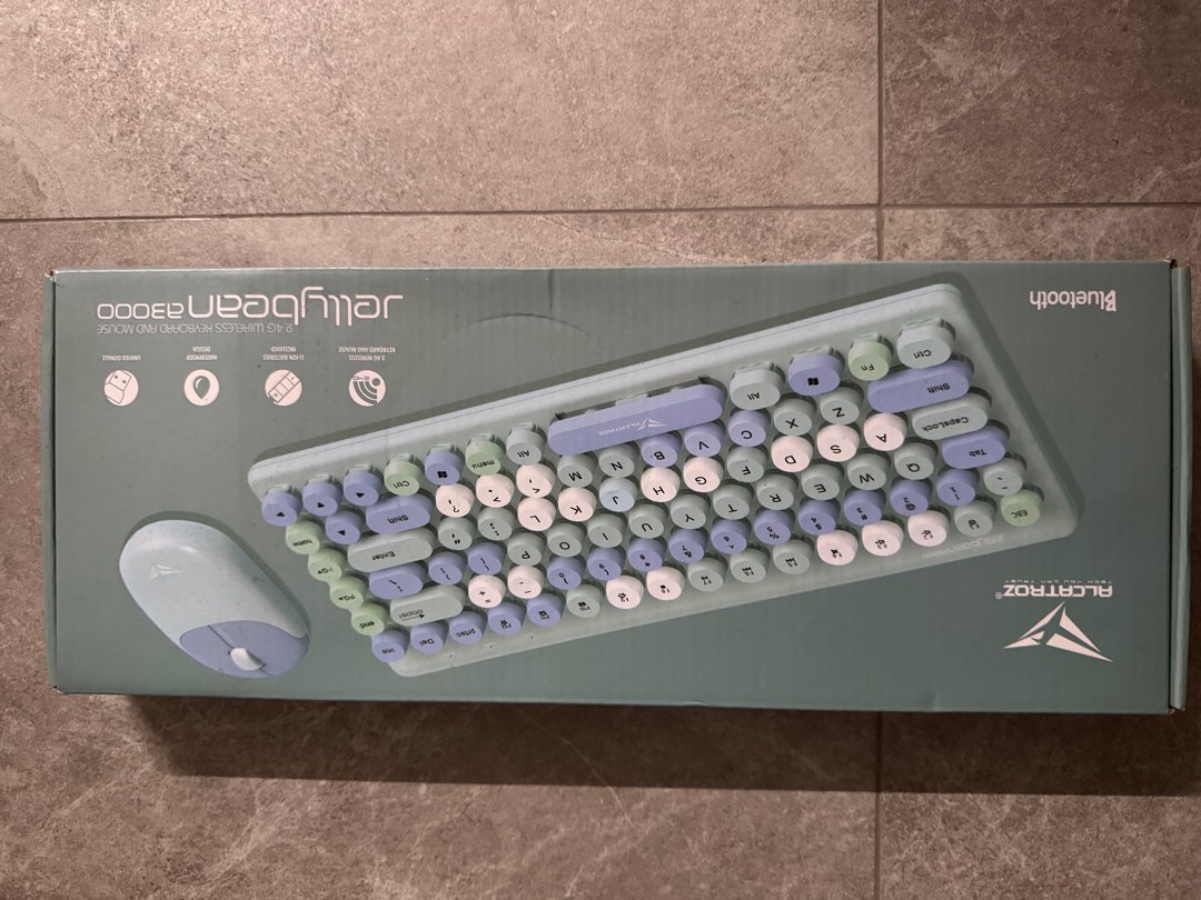 Alcatroz Jellybean A3000 Wireless Keyboard and Mouse, Computers & Tech ...