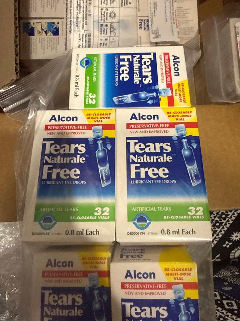 Alcon Tears Naturale Free Lubricant Eye Drops, Beauty & Personal Care ...