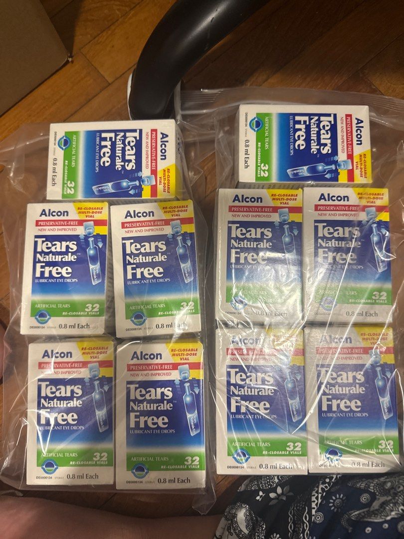Alcon Tears Naturale Free Lubricant Eye Drops, Beauty & Personal Care ...