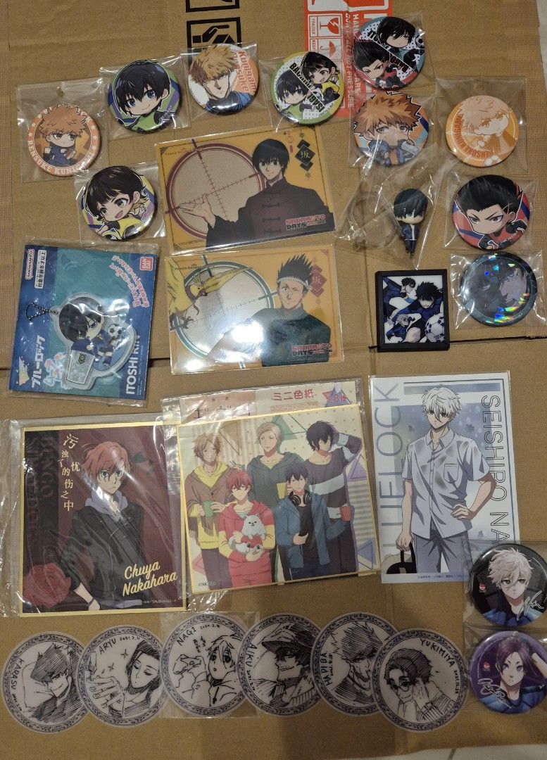 Anime merch clearance blue lock sakamoto days bsd given jjk, Hobbies ...