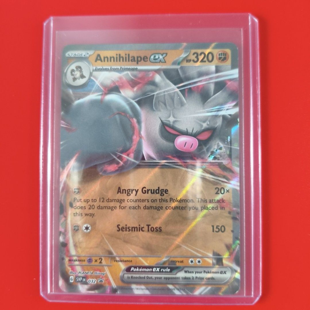 Annihilape ex 32 Promo Pokemon Card Rare Holo, Hobbies & Toys, Toys ...