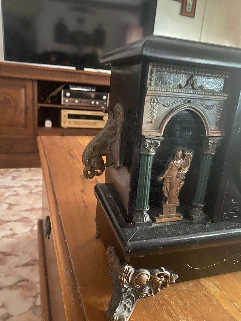 Antique Mantel Clock, Furniture & Home Living, Home Decor Accessories ...