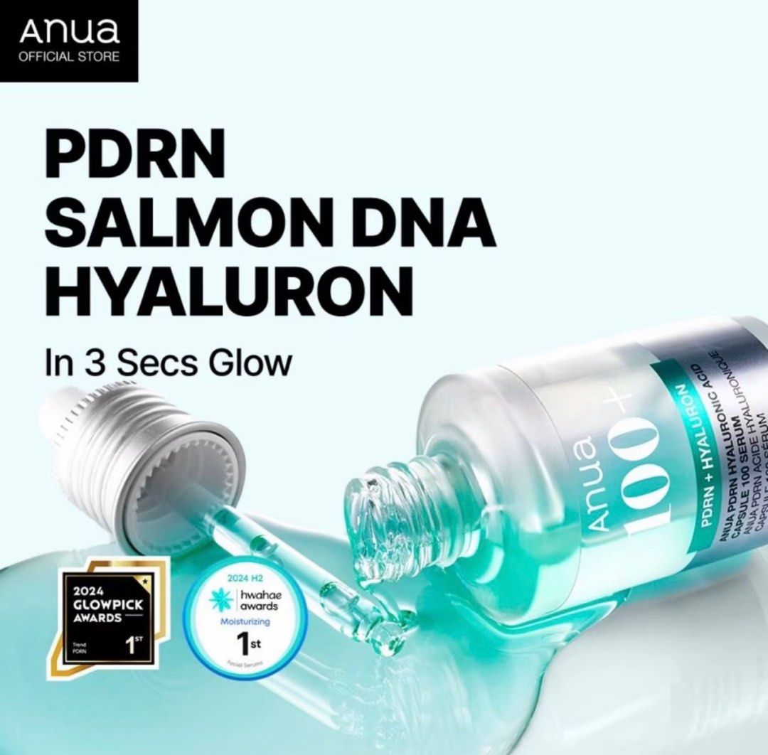 ANUA PDRN GLOW SERUM, Beauty & Personal Care, Face, Face Care on Carousell