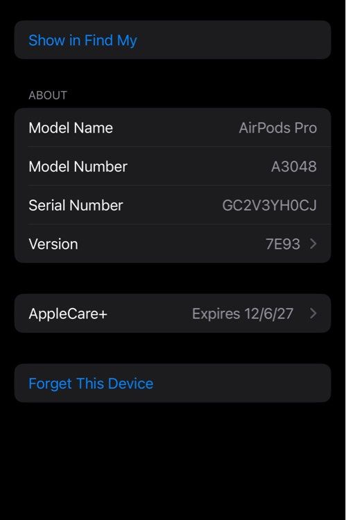 Apple AirPods Pro with Apple Care (Model A3048), Audio, Earphones on ...