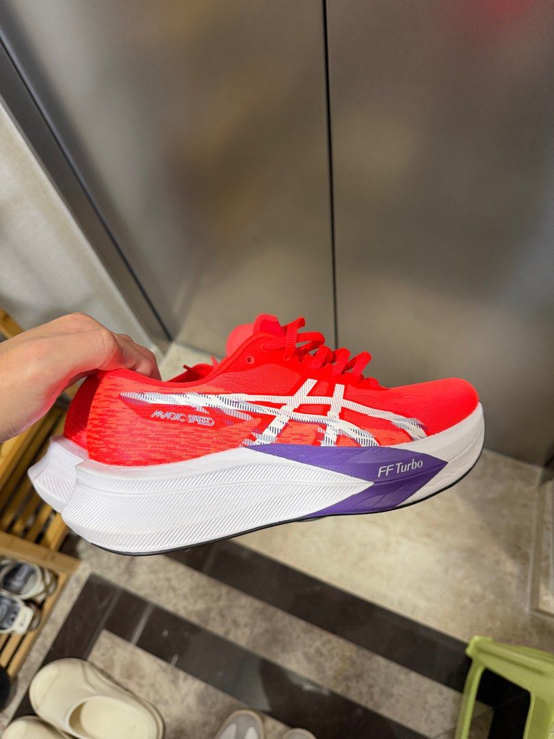 Asics Metaspeed FF Turbo Running Shoes - Red, Men's Fashion, Footwear ...