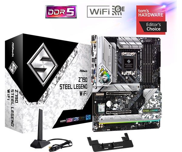ASRock Z790 Steel Legend WiFi Motherboard, Computers & Tech, Parts ...