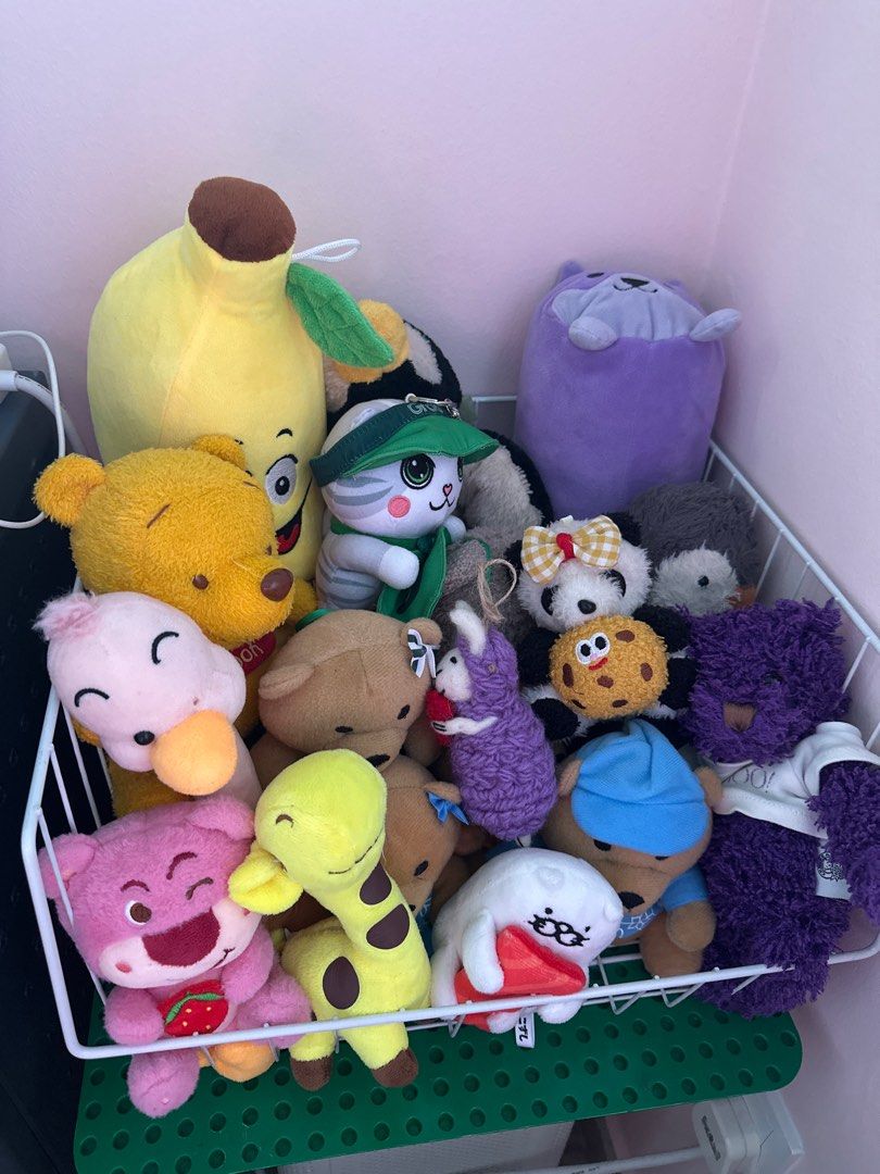 Assorted Plush Toys - Various Characters, Hobbies & Toys, Toys & Games ...